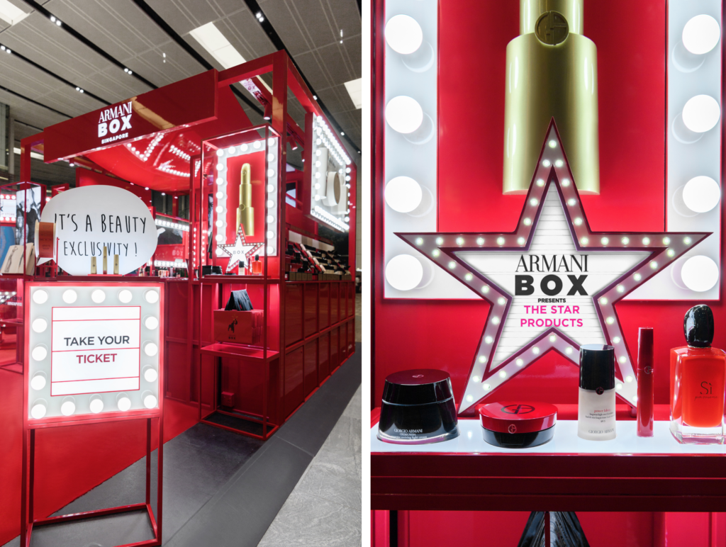 L’Oréal Travel Retail Brings The Armani Box To Changi Airport