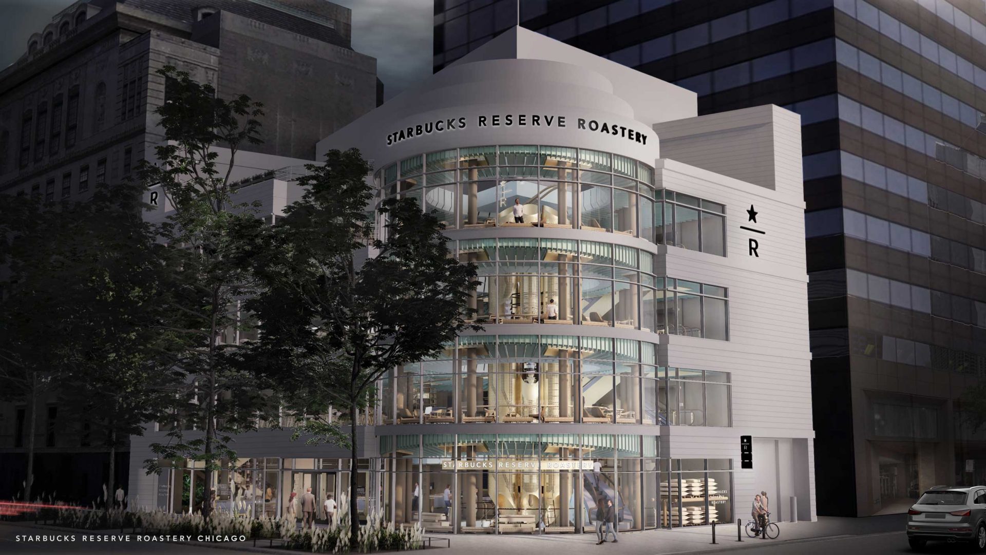 Starbucks unveils epic 35,000sq ft Reserve Roastery in Chicago | Retail ...