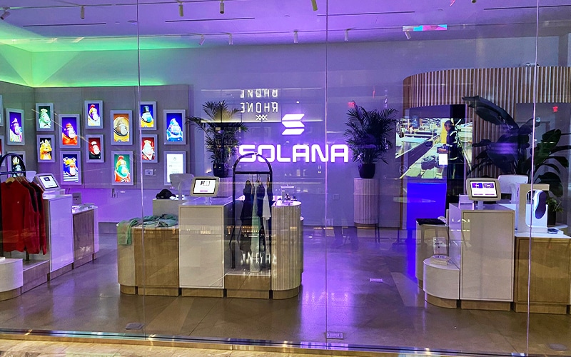 Solana Launches First Physical Store - Retail & Leisure International