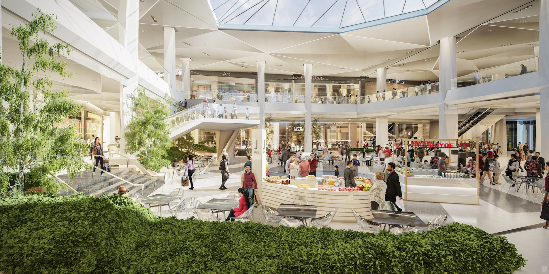 New Tangram Shopping Destination, Queens NYC Sign Four New Stores ...