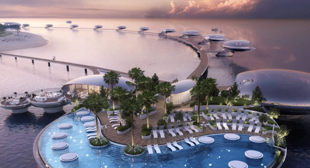 Futuristic Maldives Style Overwater Villas Installed At Saudi Arabia’s ...